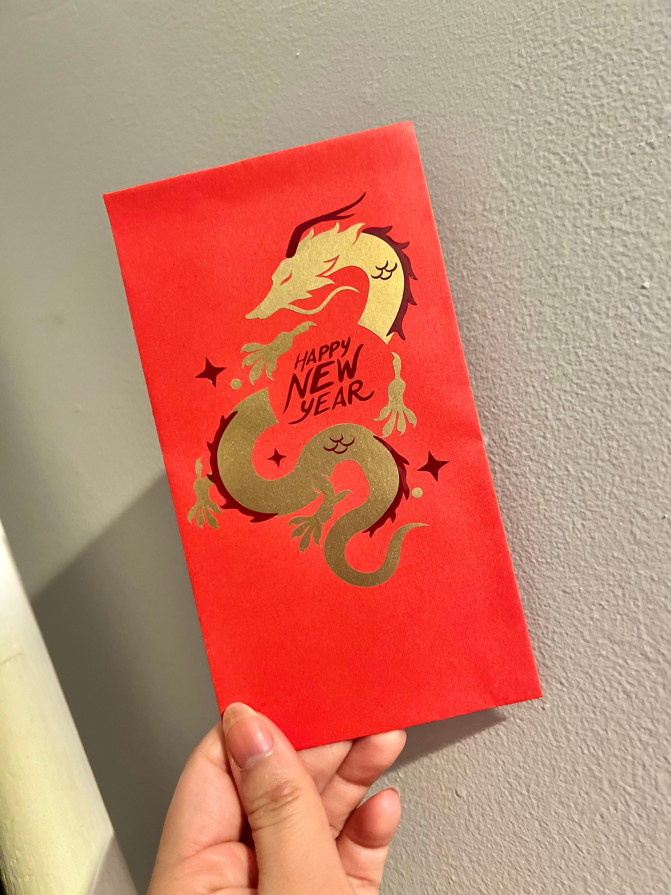 Set of 8 Year of the Dragon Money Envelopes, Chinese New Year 2024 ...