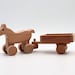 Wooden Horse Carriage Toy|customized Wooden Toy Horse With Trailer ...