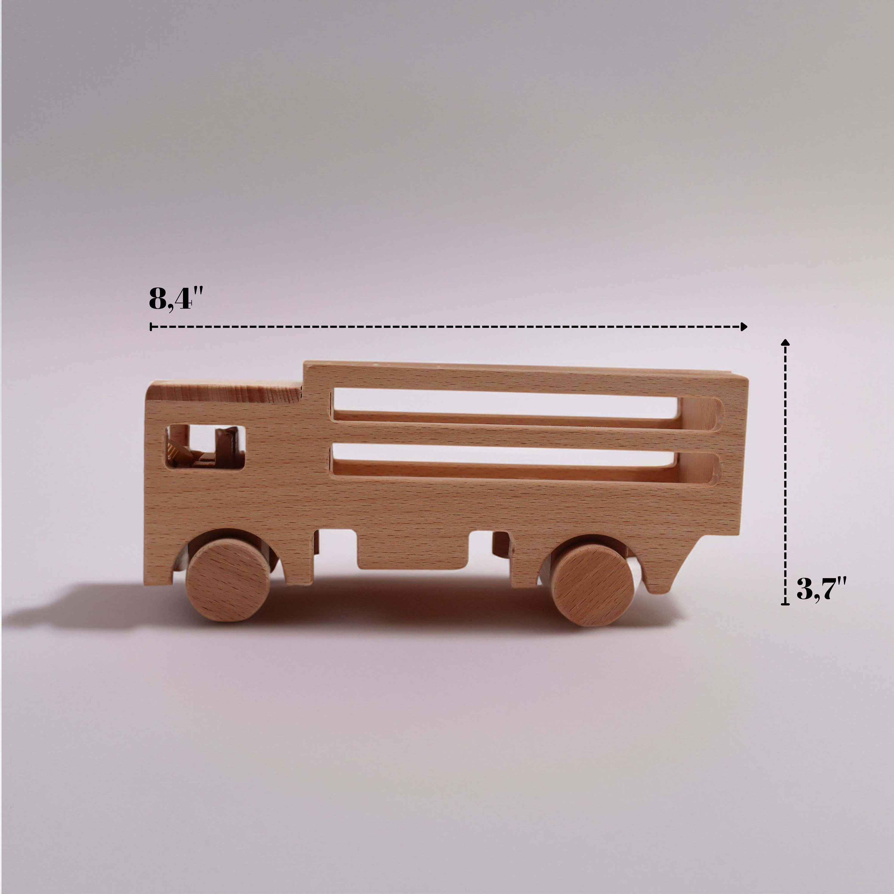 Wooden Truck Toy|natural Toddler Toy|rustic Handmade Toy Vehicle|wooden ...