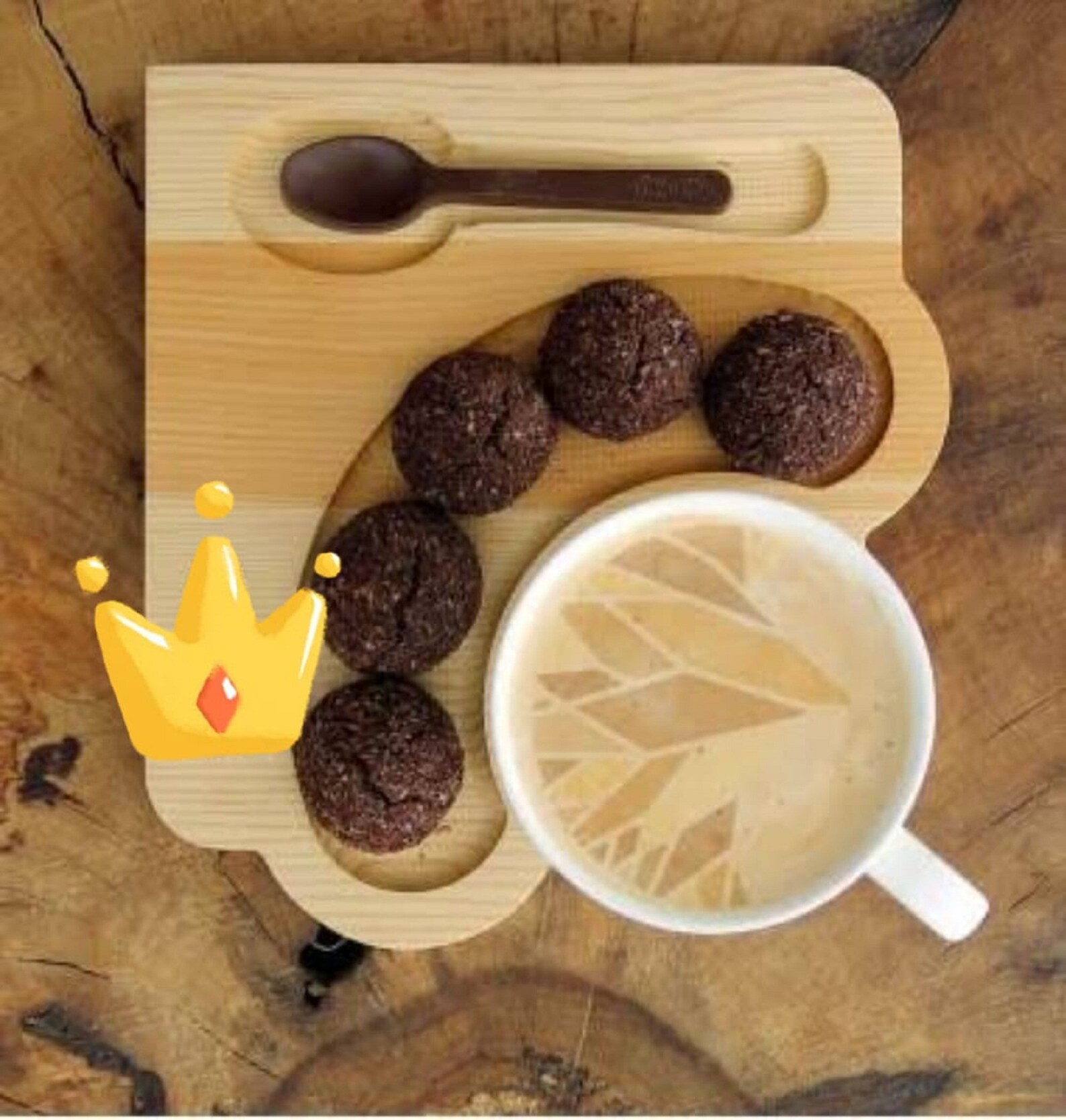 Wooden Coffee Plate|custom Table Decor|natural Wood Nut Platter|beech ...