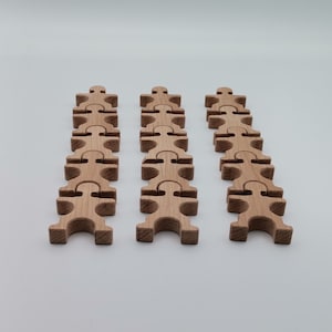 Wooden Flockmen|wooden Stacking and Balancing Toy|acrobat Men Natural ...