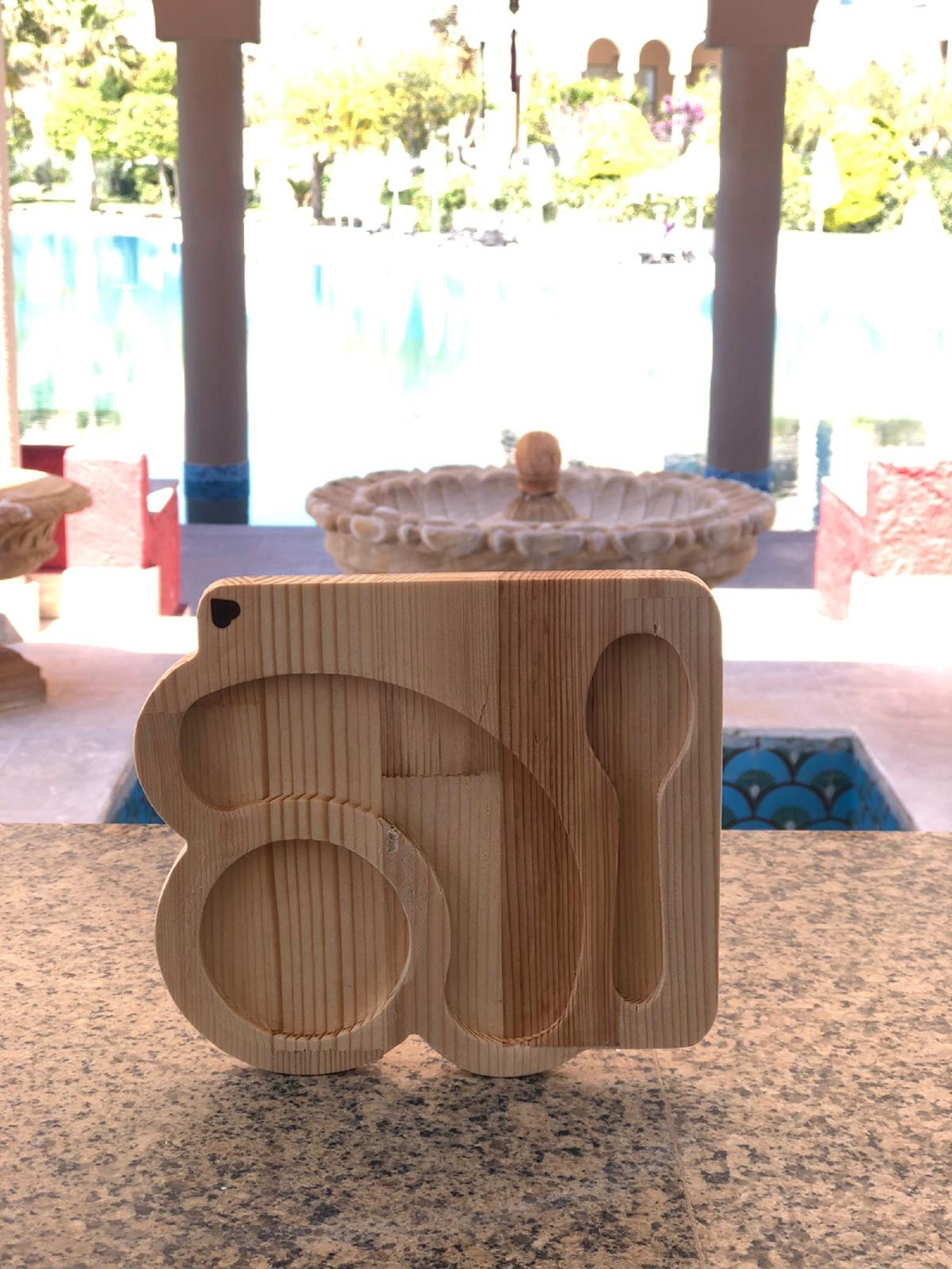 Wooden Coffee Plate|custom Table Decor|natural Wood Nut Platter|beech ...