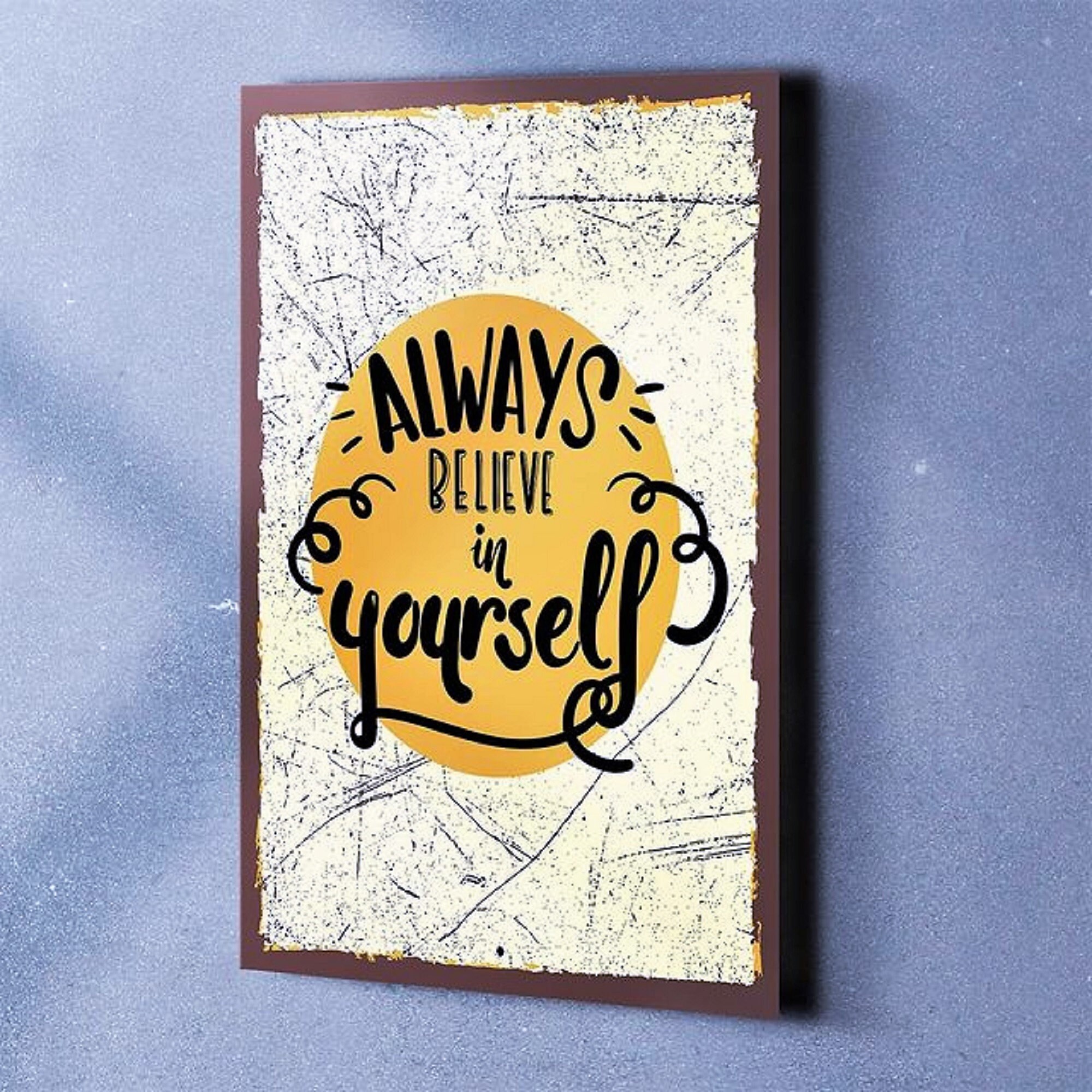 Set of 4 Inspirational Wall Decor|motivational Poster|quotes Wall Art ...