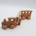 Natural Wood Train Setmontessori-inspired Train Setadventurous Wooden ...