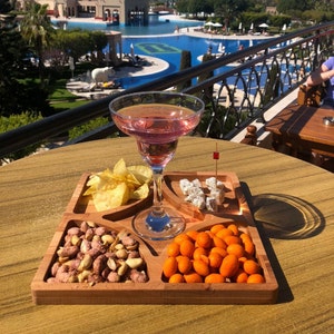 Natural Wood Snack Plate|beech Wood Table Decor|nut Platter|custom ...