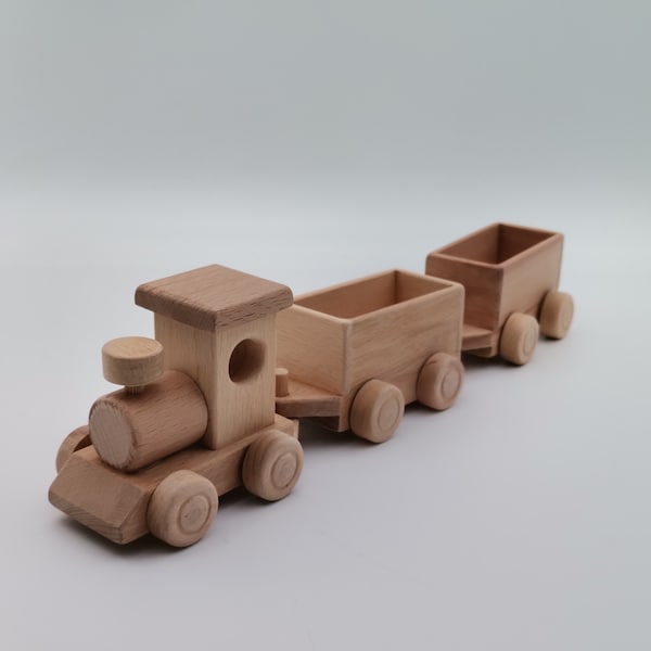 Wood Train Toy - Etsy