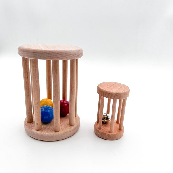 Wooden Baby Rattle - Etsy