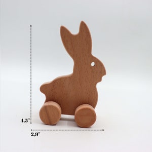 Wooden Duck and Rabbit Toy Set|charming Handmade Wood Toy|safe and ...