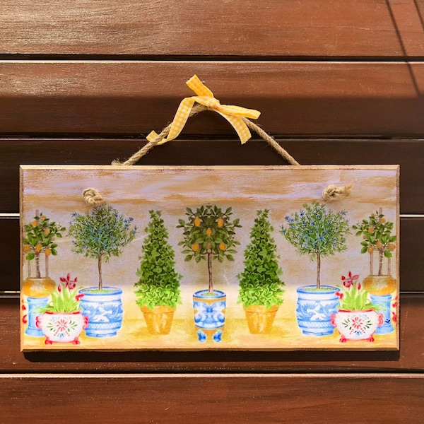 Hanging Wooden Lemon Sign - Etsy