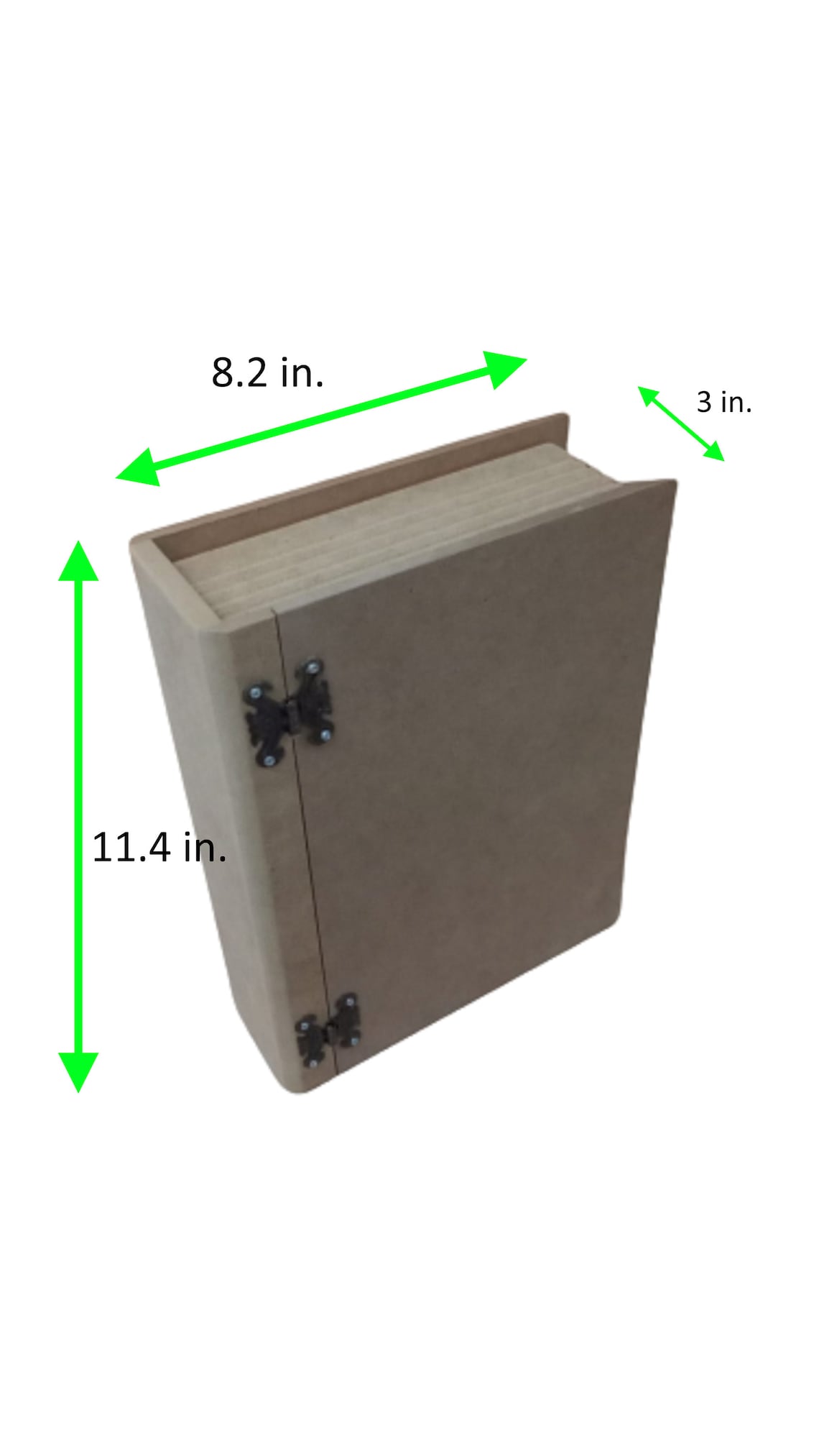 Unfinished Wooden Book Shaped Boxwooden Decorready to Paint - Etsy