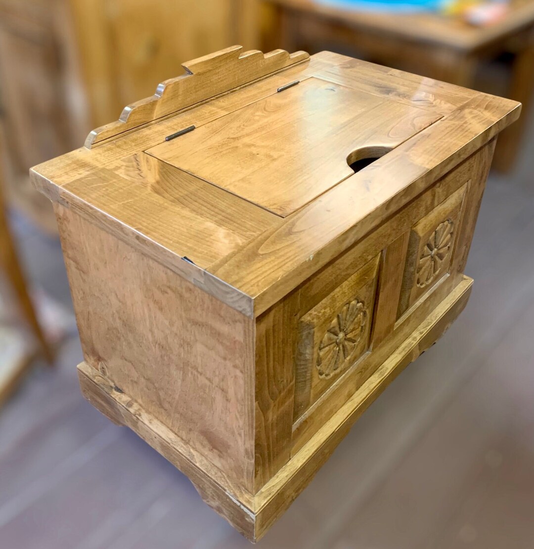 Sunburst Collection - Handmade Alder Wood Chest With Beautiful Carvings ...