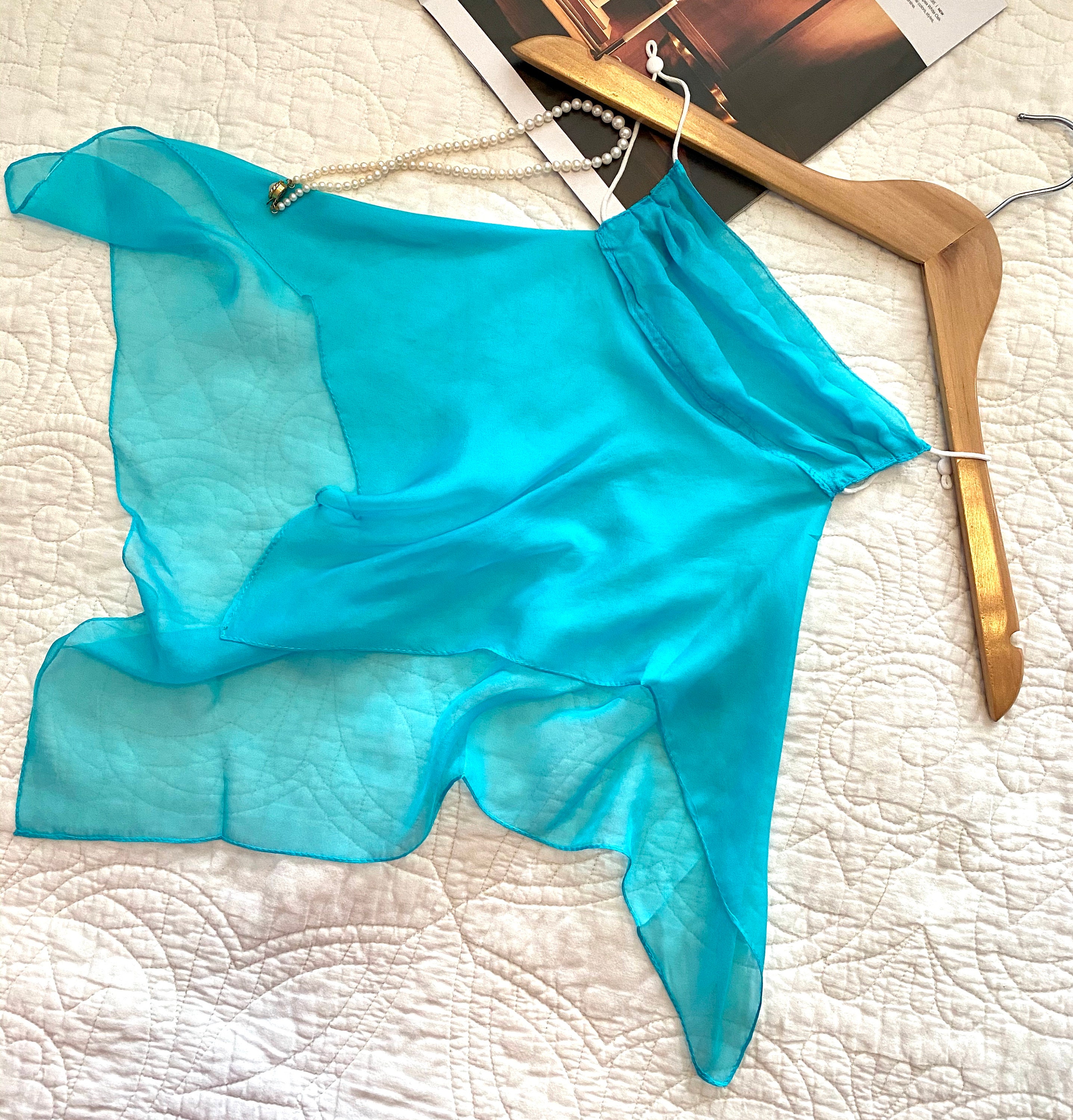 Silk Chiffon Multi-functional scarf/mask/bandana Washable & | Etsy