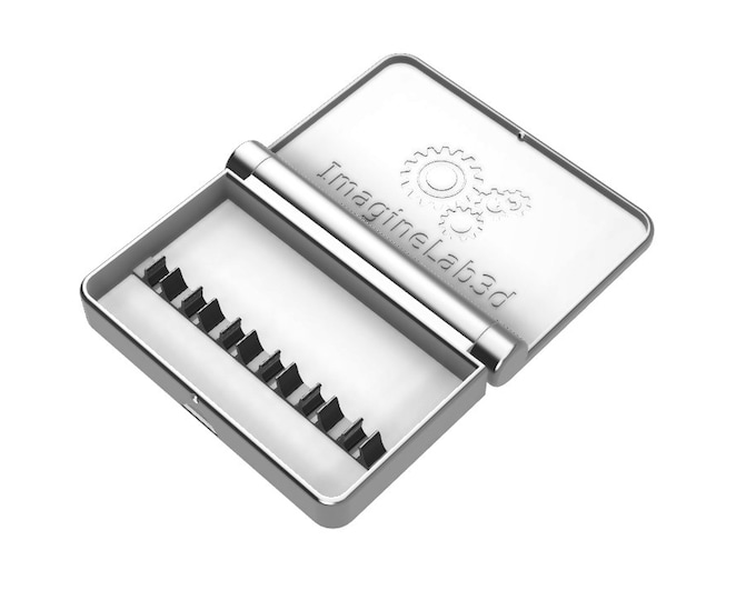 Vintage 8 Track Holder Case Holds 24 Tapes Faux Leather Brown Hard 8 ...