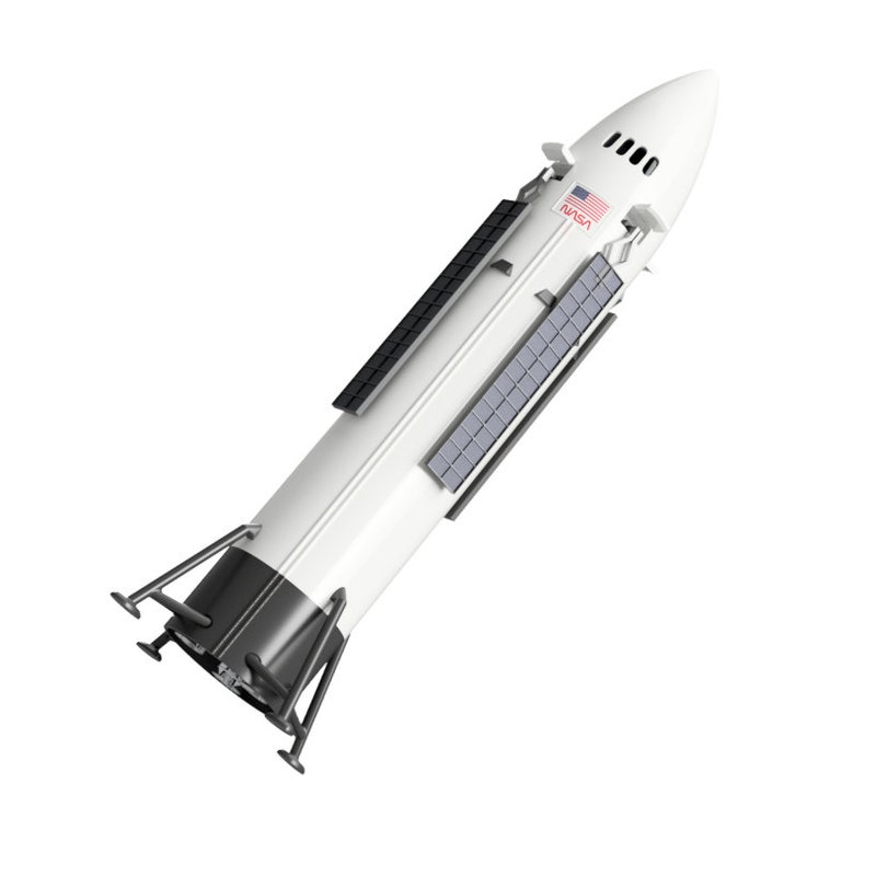 Spacex Starship Model - Etsy