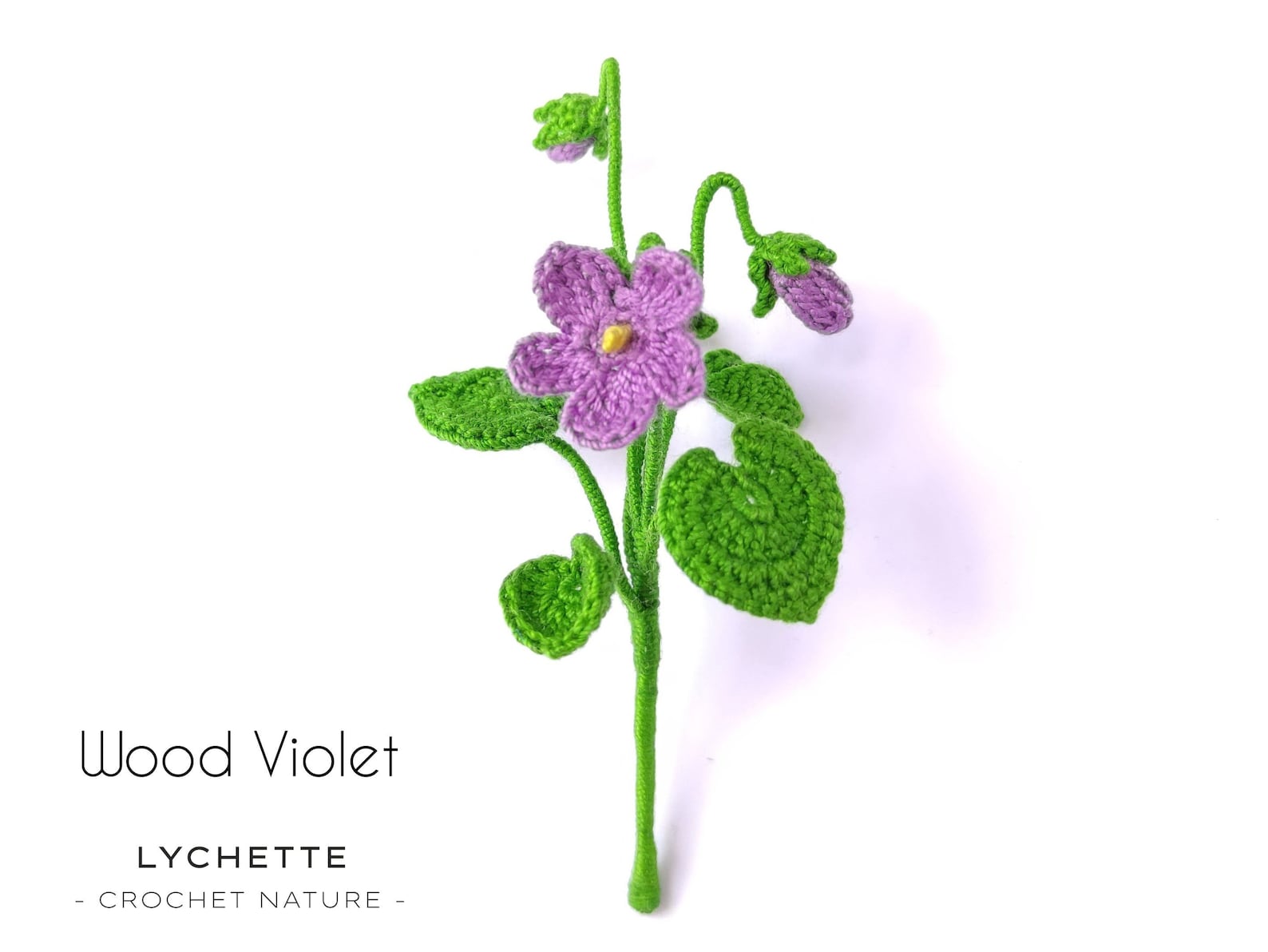 Crochet Wood Violet Sweetviolet- Crochet Flower Pattern - Etsy