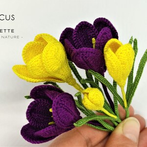 Crochet Crocus - Crochet Flower Pattern for Crocus - Etsy
