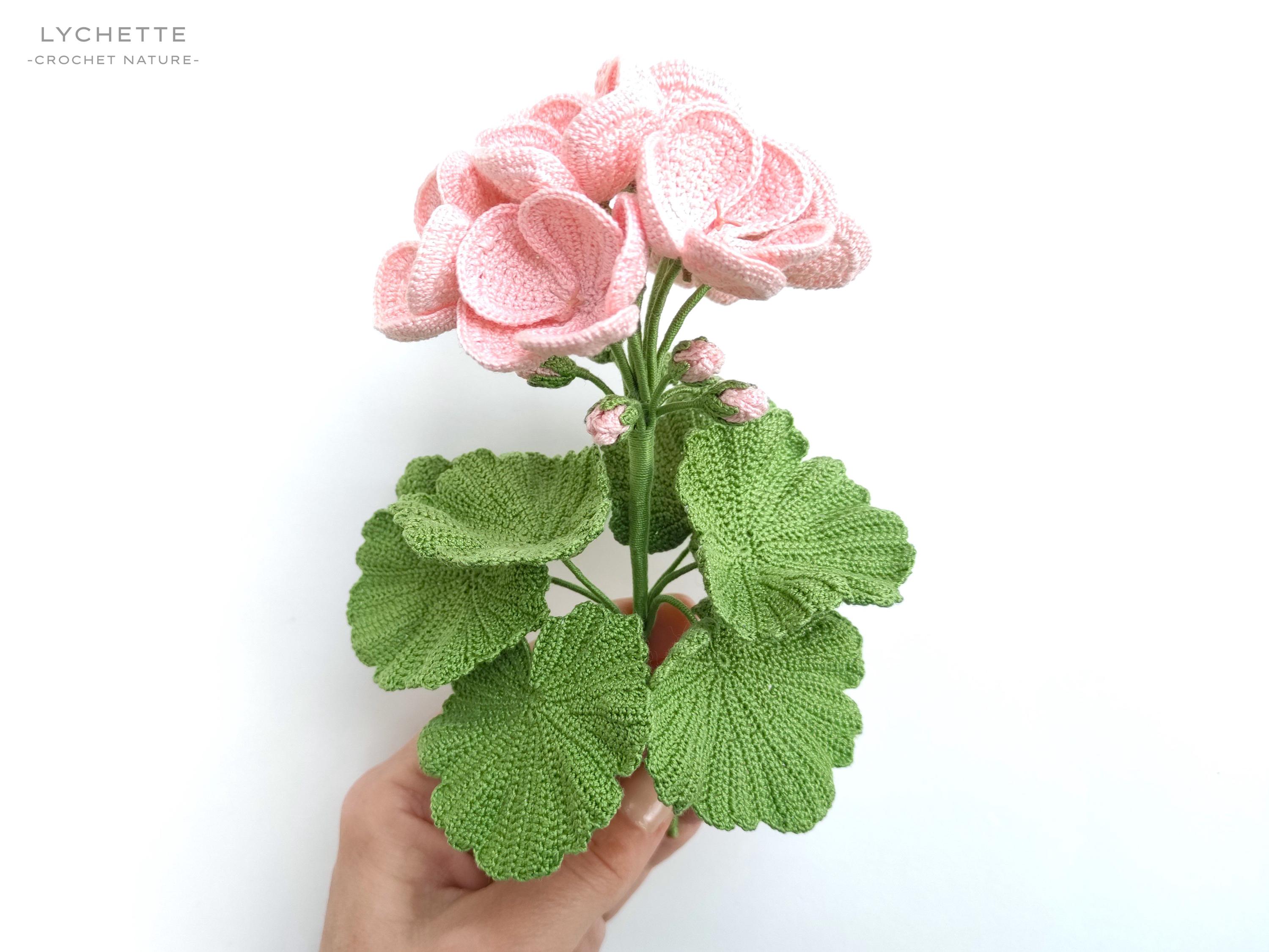 Crochet Geranium, Pelargonium Pattern- Crochet Flower Pattern - Etsy