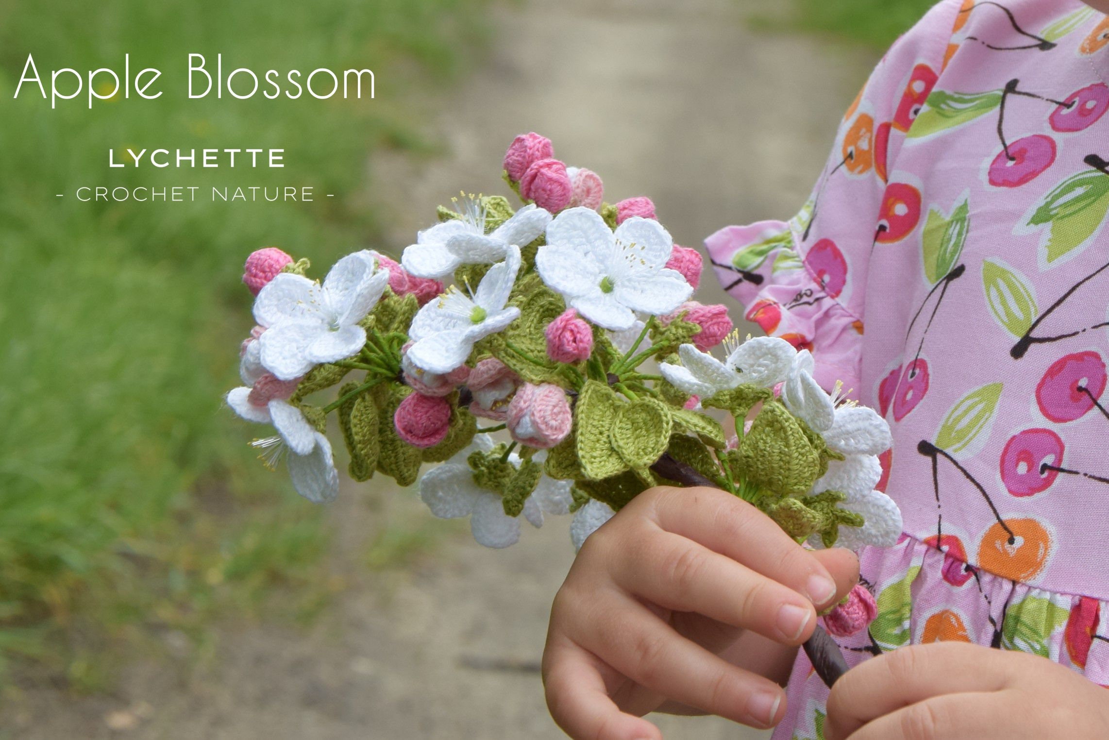 Crochet Apple Blossom Pattern Crochet Flower Pattern - Etsy
