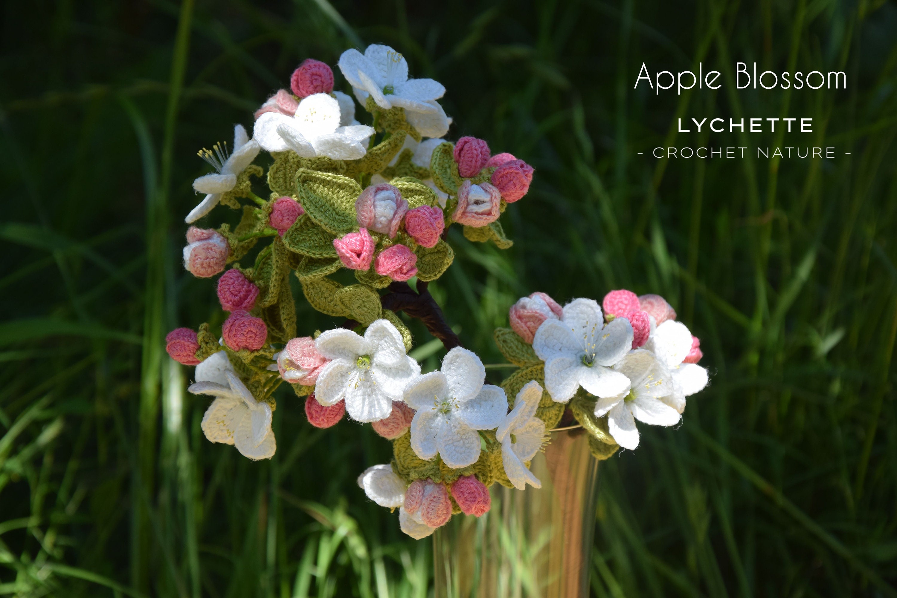 Crochet Apple Blossom Pattern Crochet Flower Pattern - Etsy