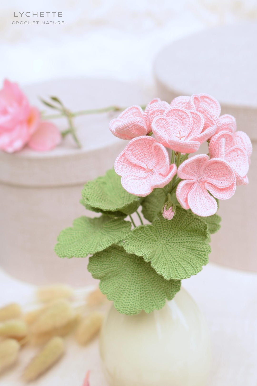 Crochet Geranium, Pelargonium Pattern- Crochet Flower Pattern - Etsy