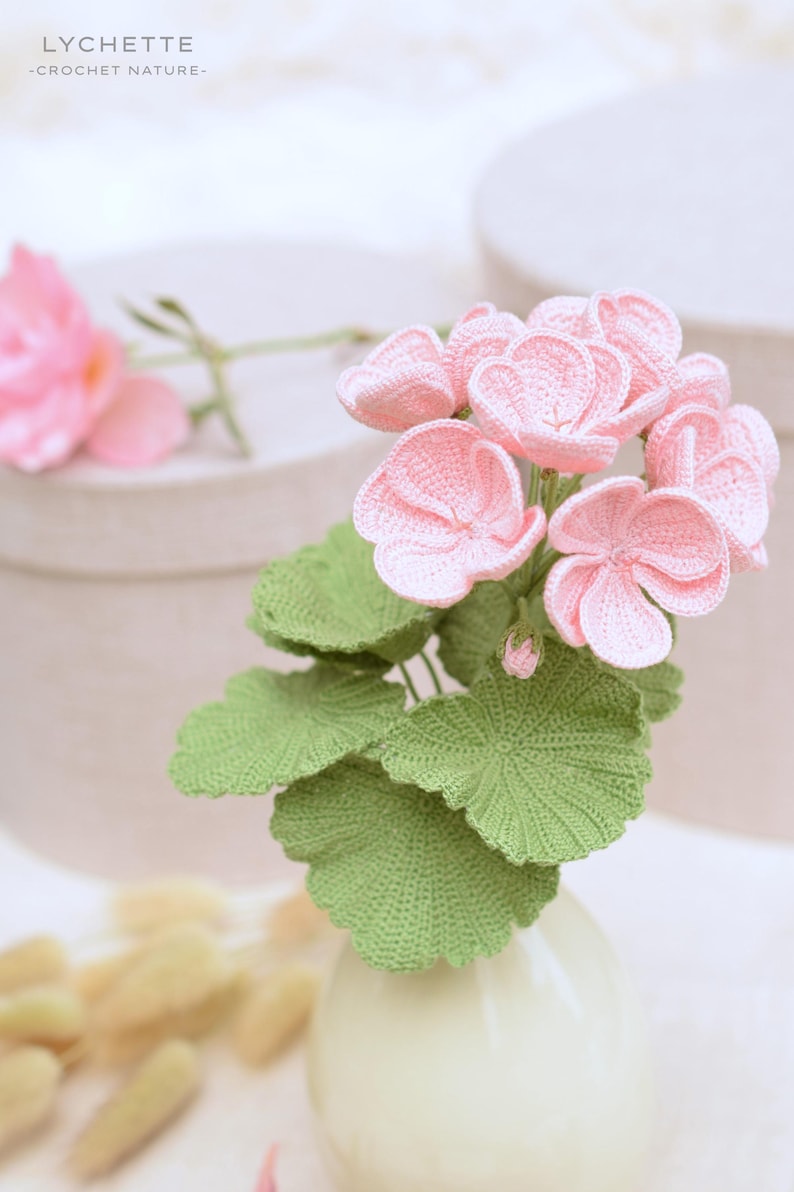 Crochet Geranium, Pelargonium Pattern- Crochet Flower Pattern - Etsy