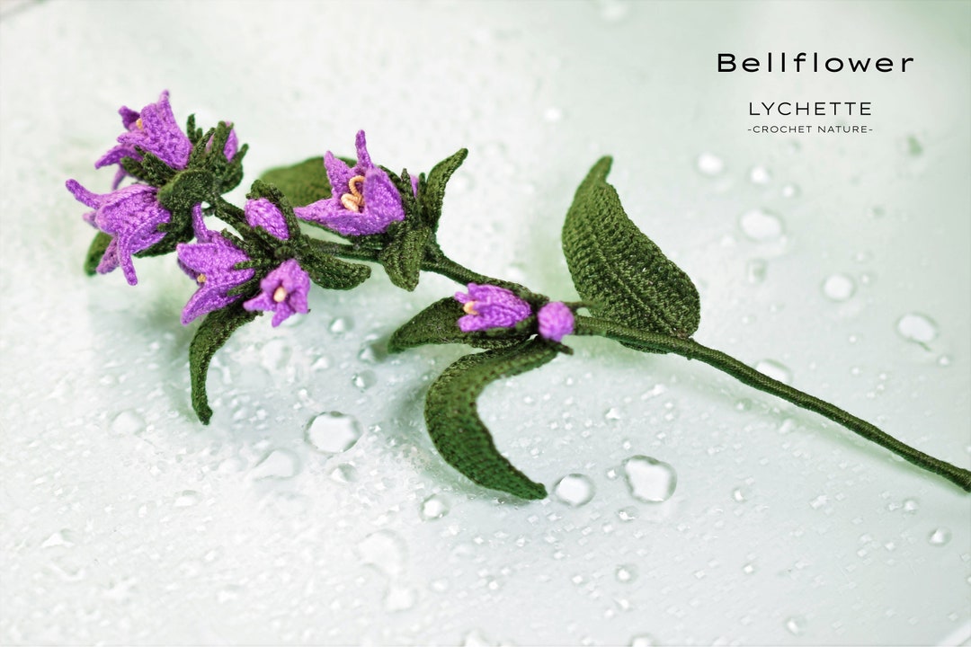 Crochet Bellflower Pattern (small Bellflower)- Crochet Flower Pattern ...