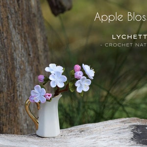 Crochet Apple Blossom Pattern - Crochet Flower Pattern - Etsy