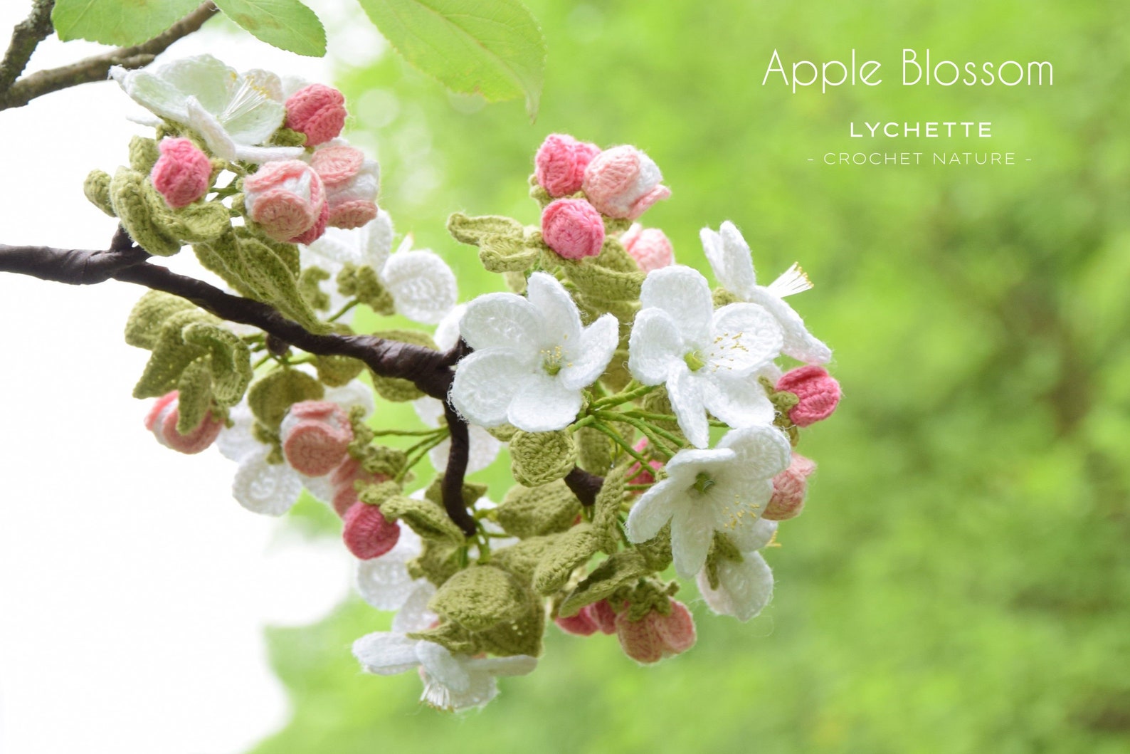 Crochet Apple Blossom Pattern Crochet Flower Pattern - Etsy
