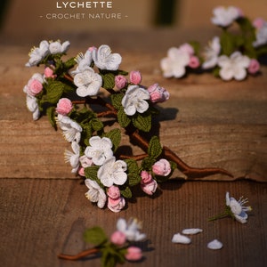Crochet Apple Blossom Pattern - Crochet Flower Pattern - Etsy