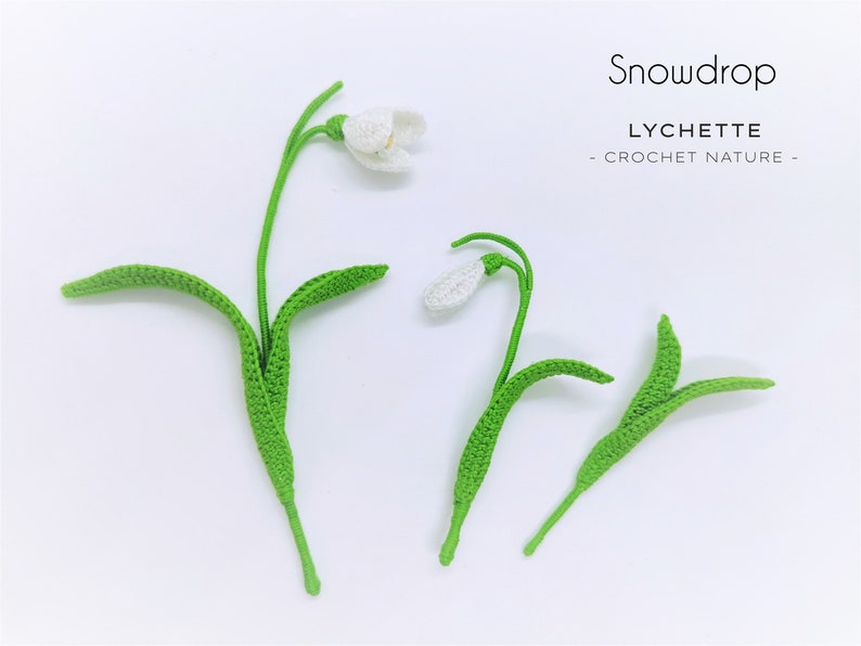 Crochet Snowdrop - Crochet Flower Pattern - Etsy