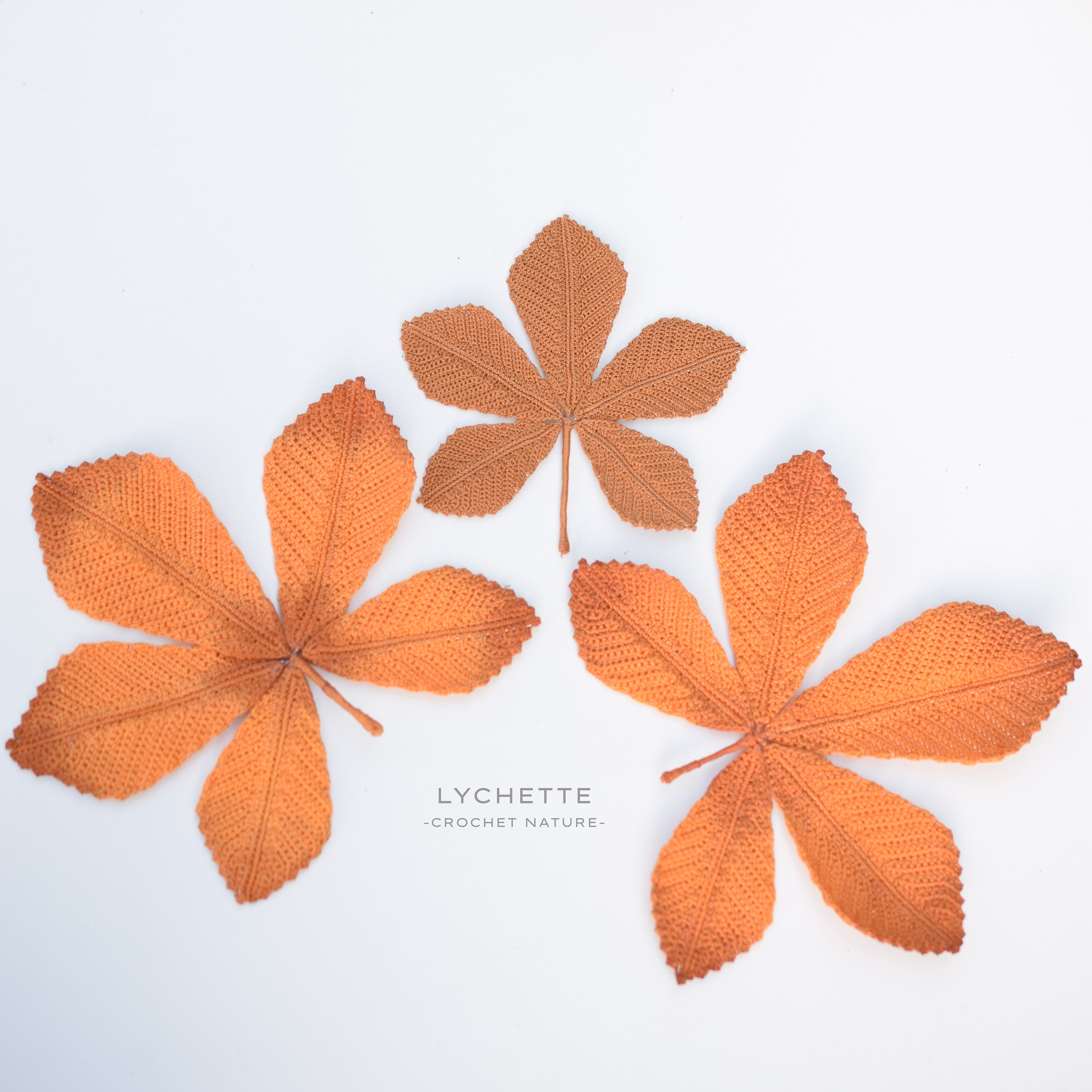 Crochet Fall Leaves, Crochet Chestnut Leaf Pattern - Crochet Pattern - Etsy