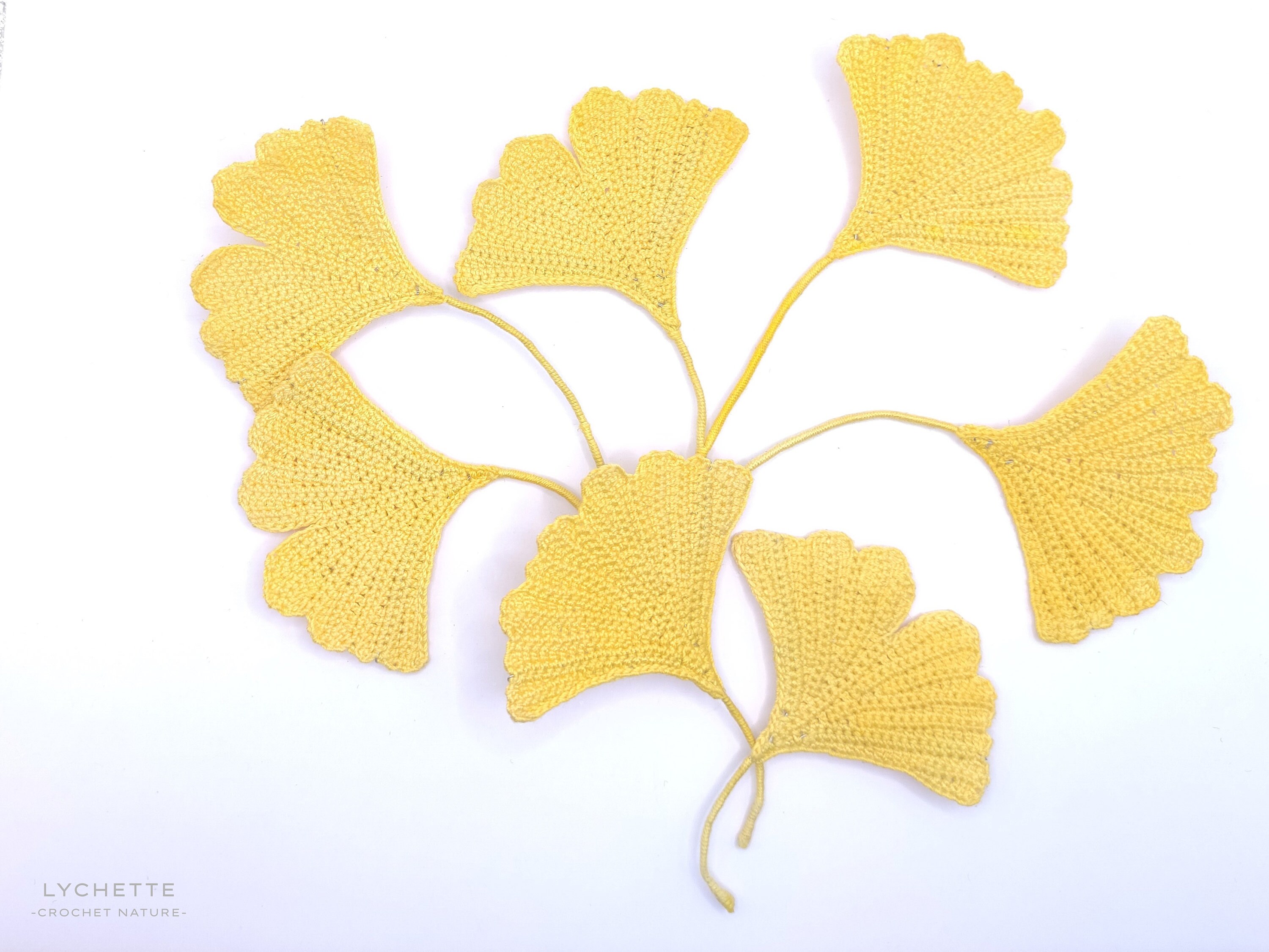 Crochet Ginkgo Biloba Leaf Pattern, Crochet Fall Leaves - Etsy