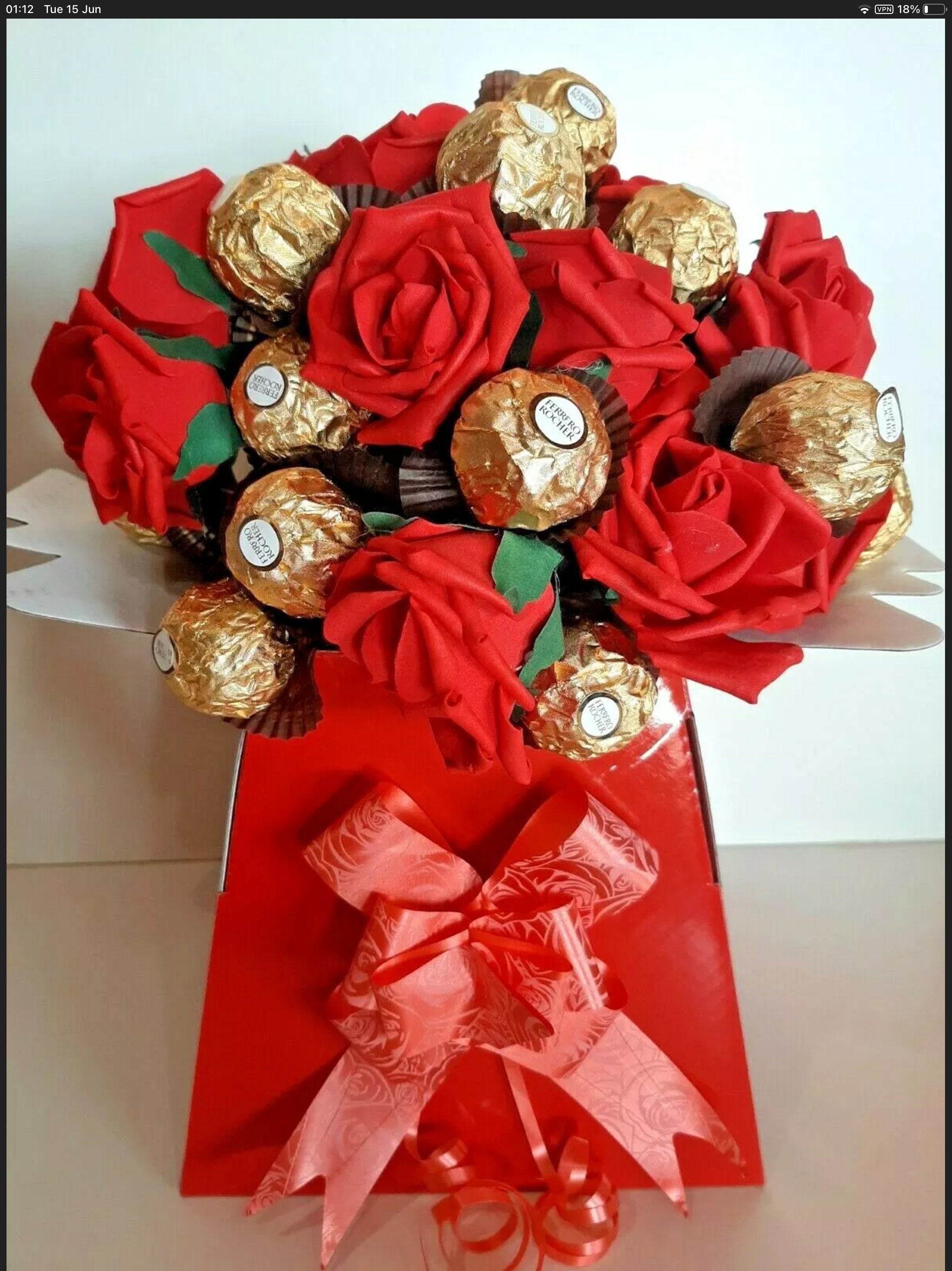 Ferrero Rocher Gift Box Hamper Birthday Sweet Candy Fathers - Etsy