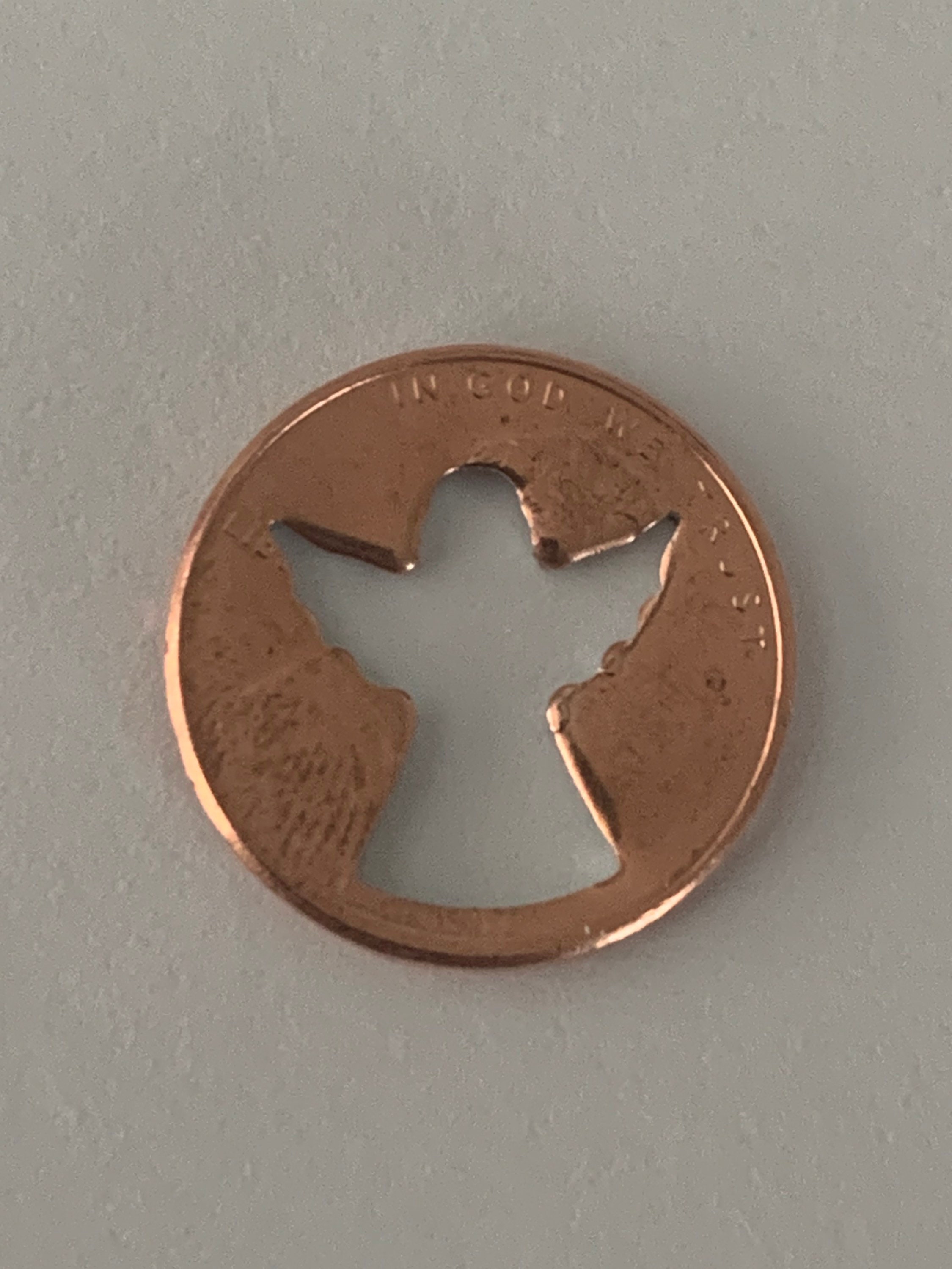 25 Angel Cut Pennies With Angel Cut Out Penny Pennys From Heaven Lucky ...