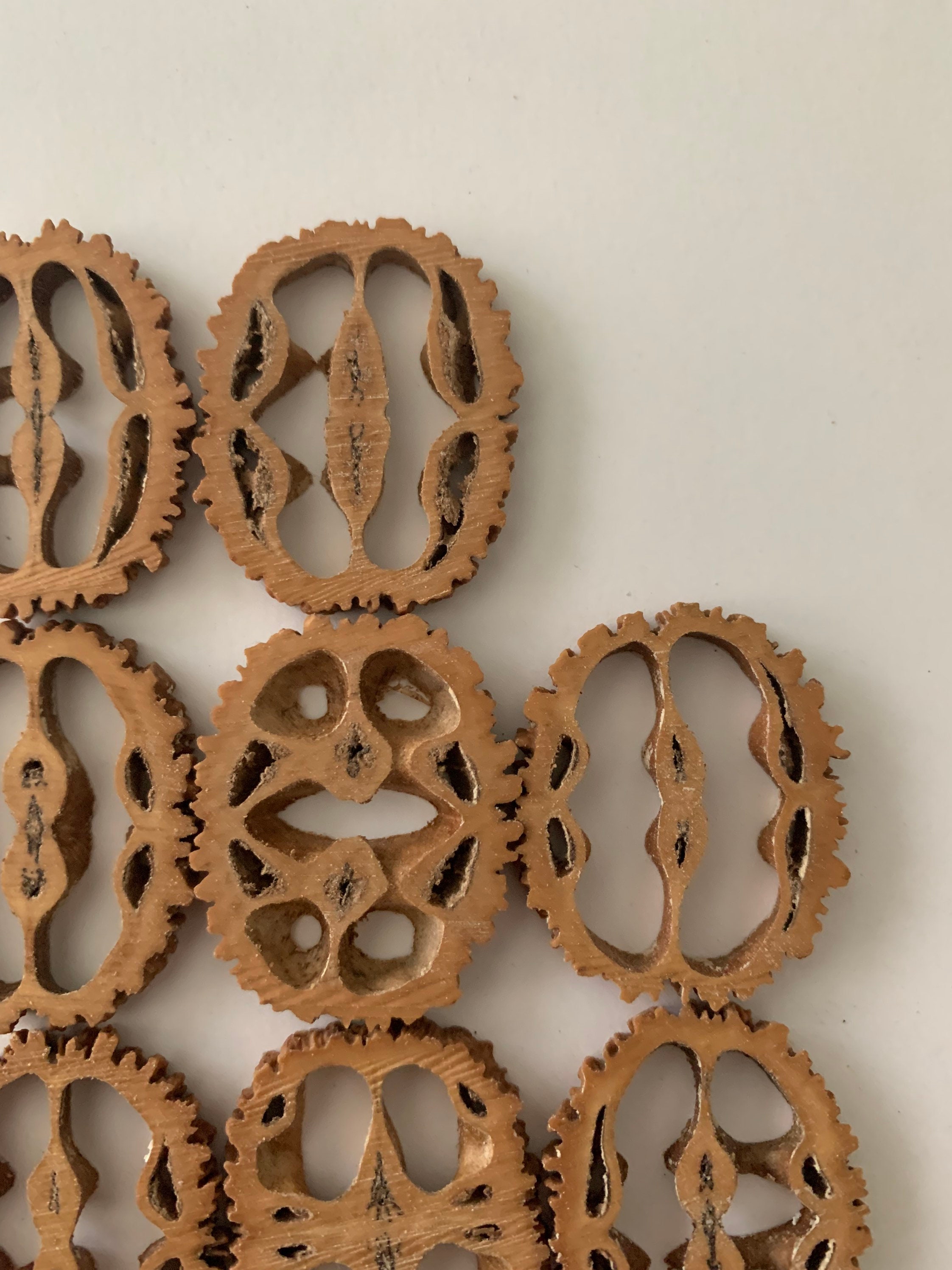 10 Black Walnut Shell Slices - Etsy