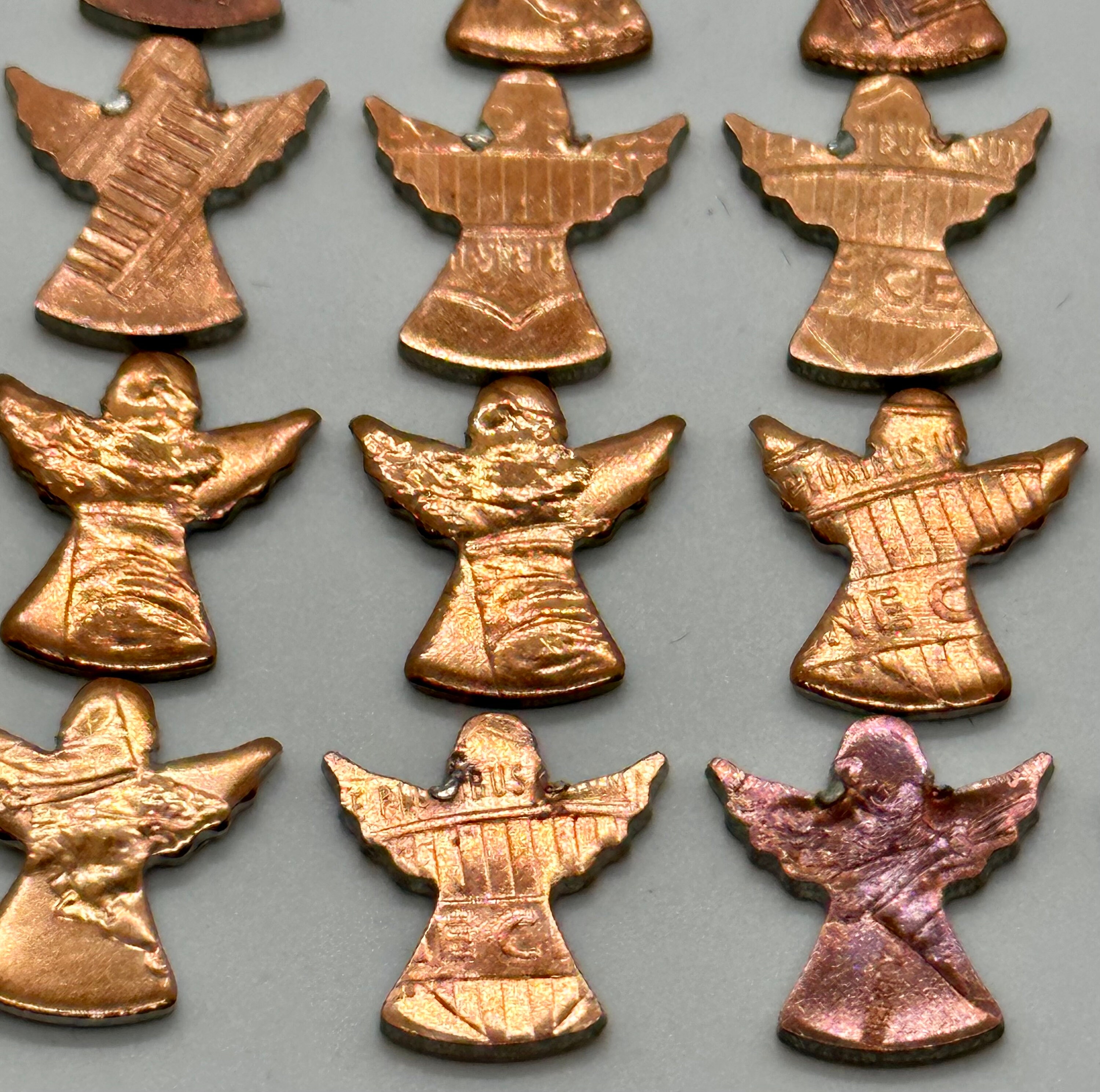 25 Penny Angels Cut From Pennies - Etsy