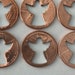 25 Angel Cut Pennies With Angel Cut Out Penny Pennys From - Etsy