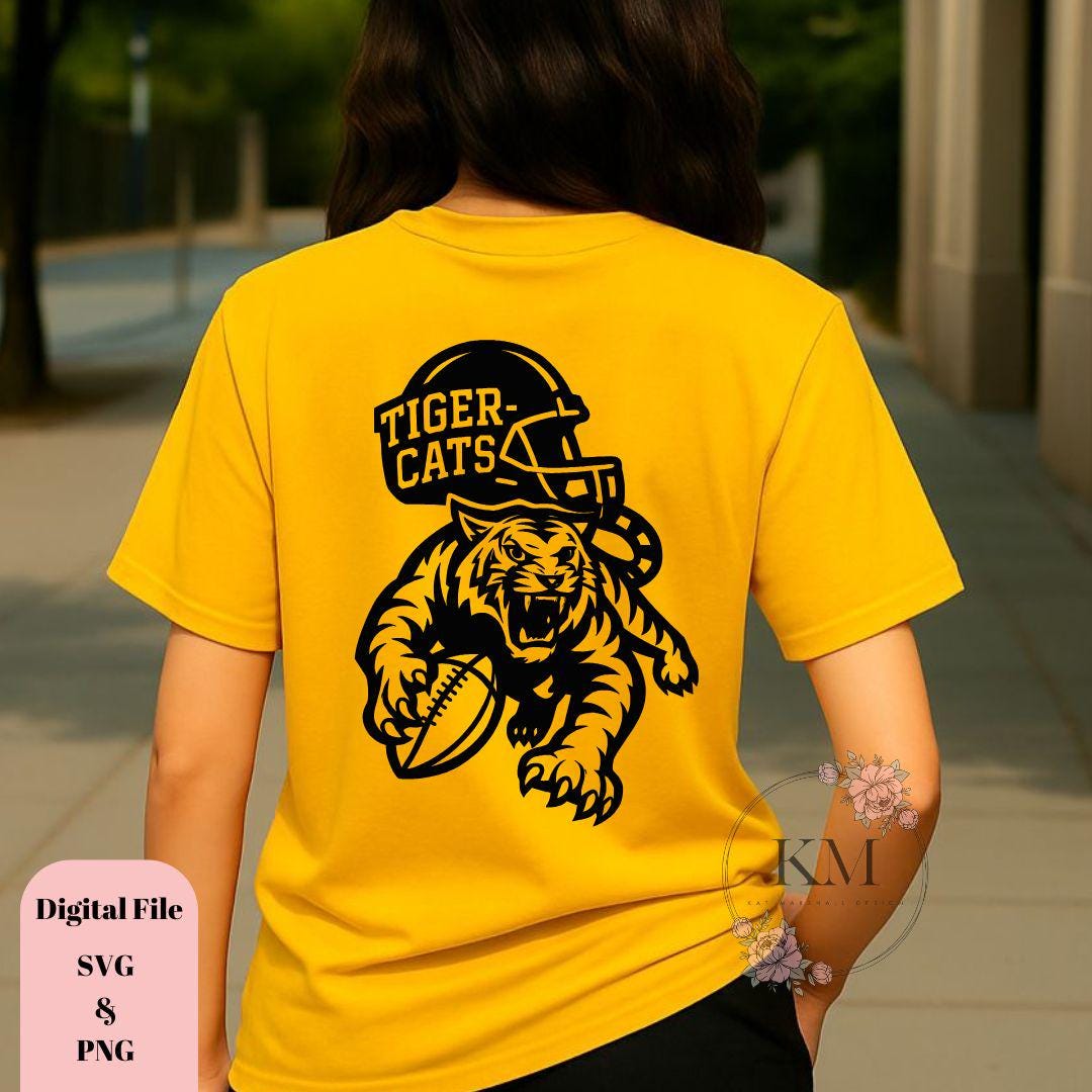 Tiger-cats SVG | CFL Football Team Logo Cut File | Ticats SVG for ...