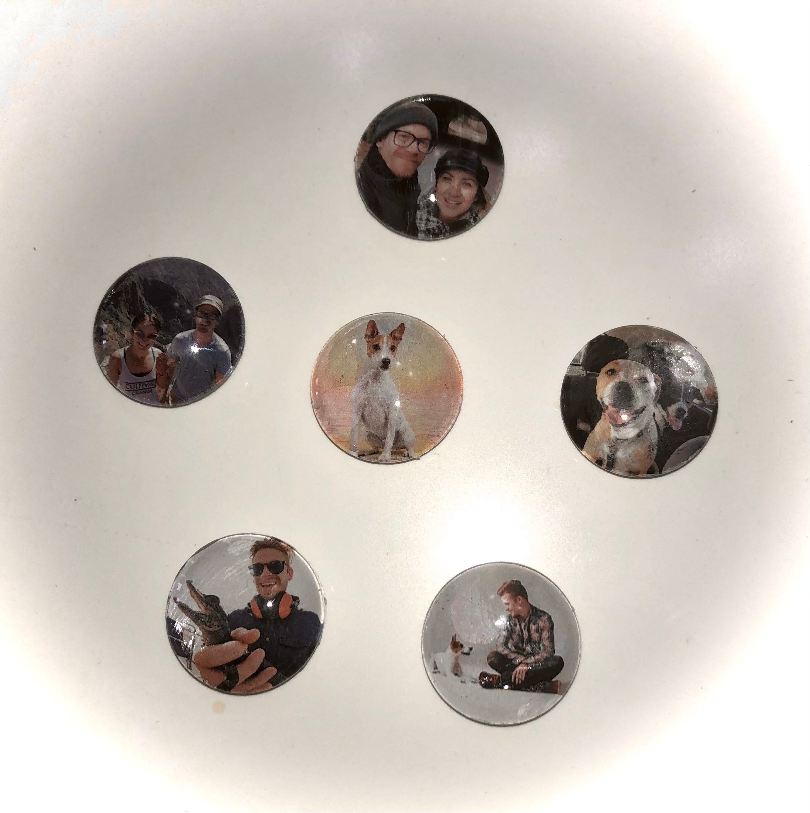 Custom Glass Photo Magnets Personalized Photo Crystal Clear Glass ...
