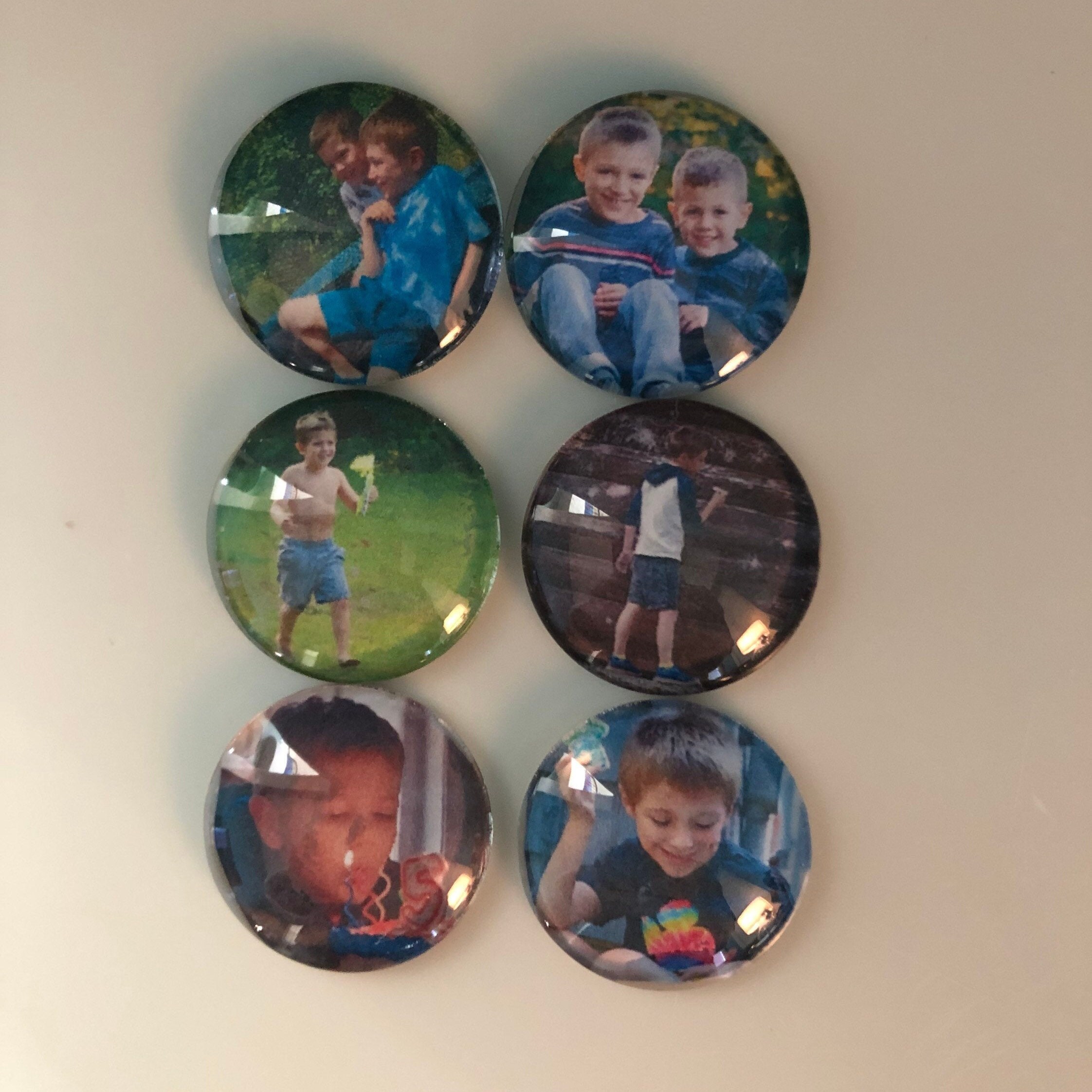 Custom Glass Photo Magnets Personalized Photo Crystal Clear Glass ...