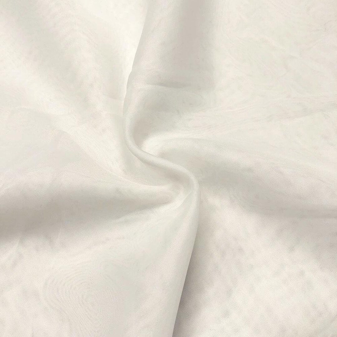 Ivory Sheer Voile Fabric 118" Wide for Drapes, Weddings, Decor, Apparel ...