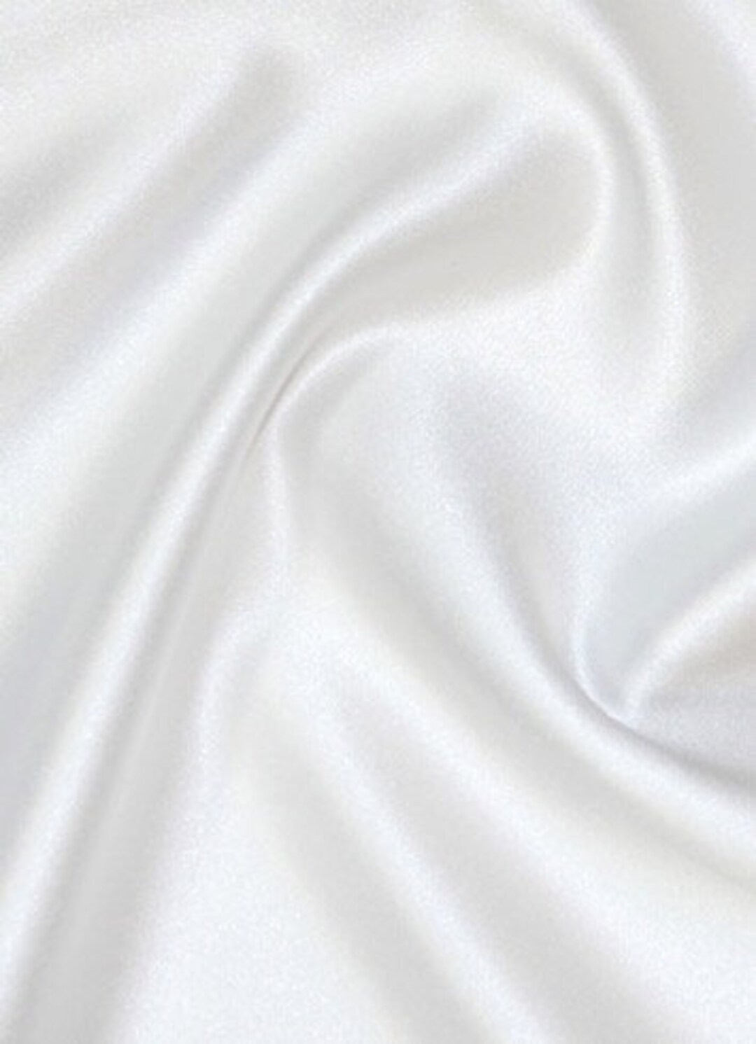 White Lamour Satin (mystique Satin), Medium Shine Polyester Satin for ...