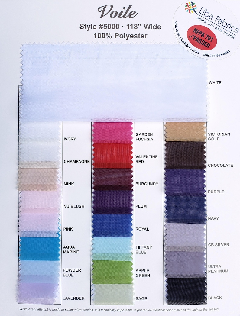 Ivory Sheer Voile Fabric 118 Wide for Drapes Weddings | Etsy