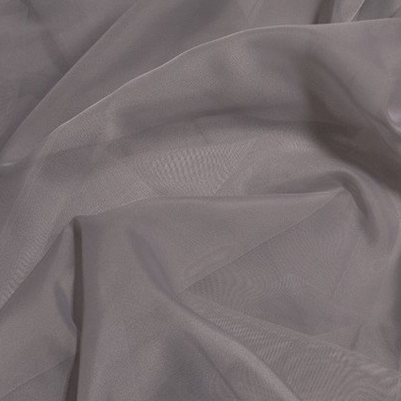Grey Sheer Fabric - Etsy