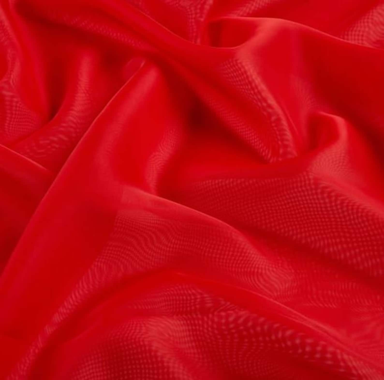 Red Sheer Voile Fabric 118 Wide for Drapes Weddings - Etsy