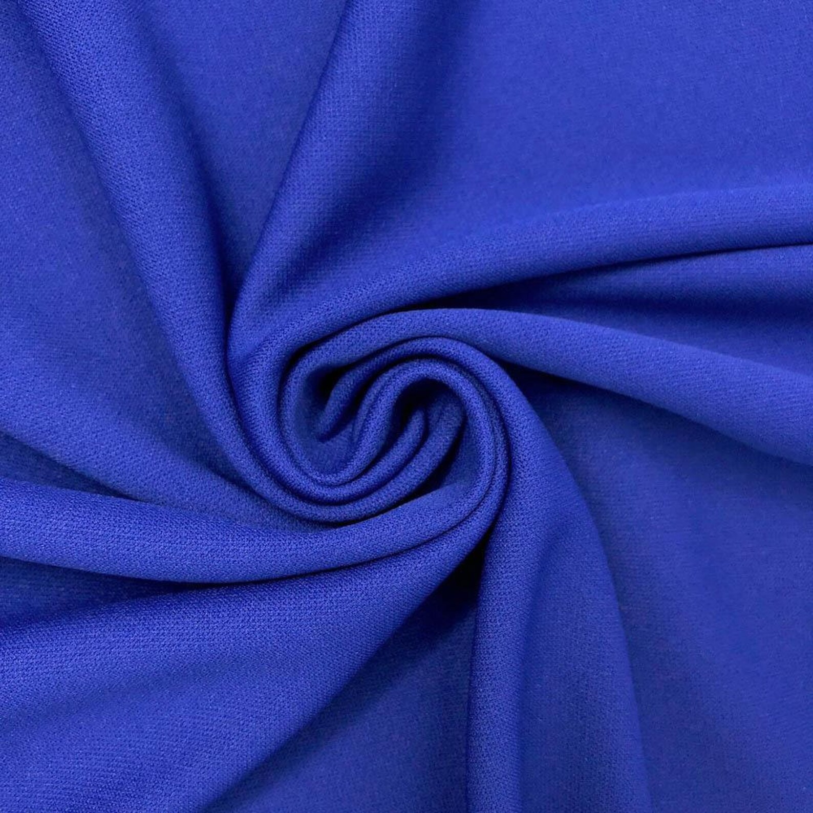 Royal Blue Polyester Scuba Stretch Knit 60 Wide Face - Etsy