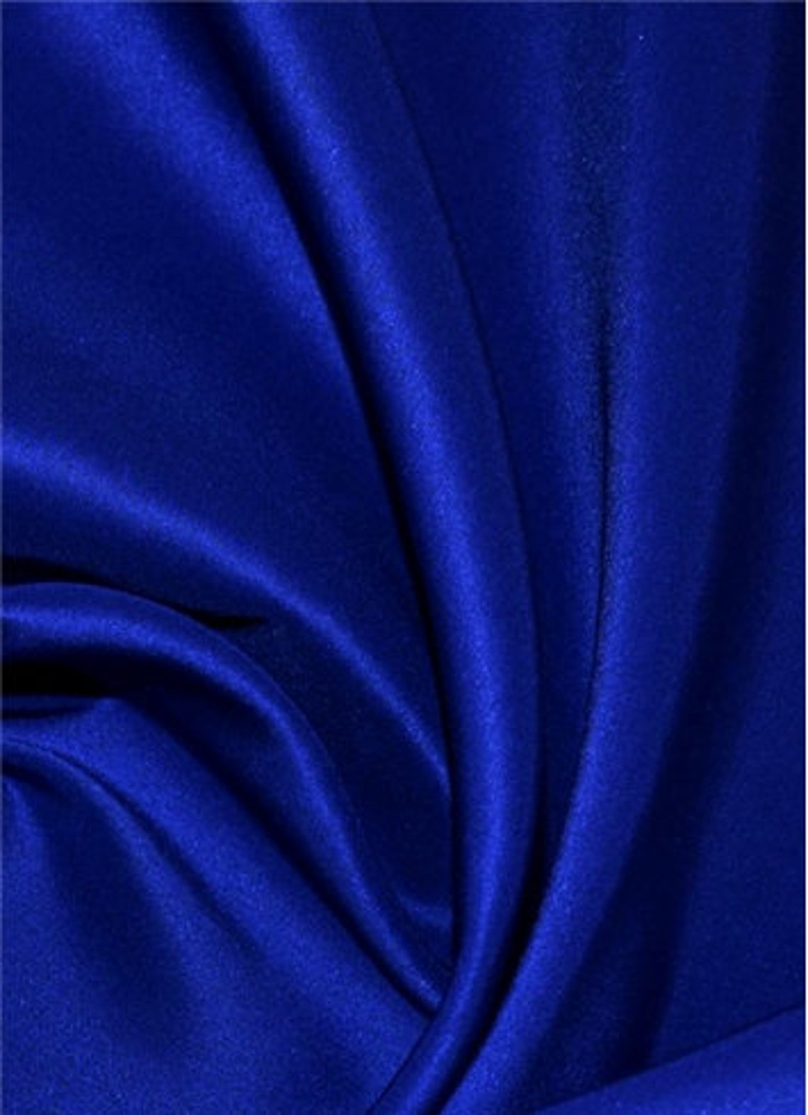 Royal Blue Lamour Satin mystique Satin Medium Shine | Etsy