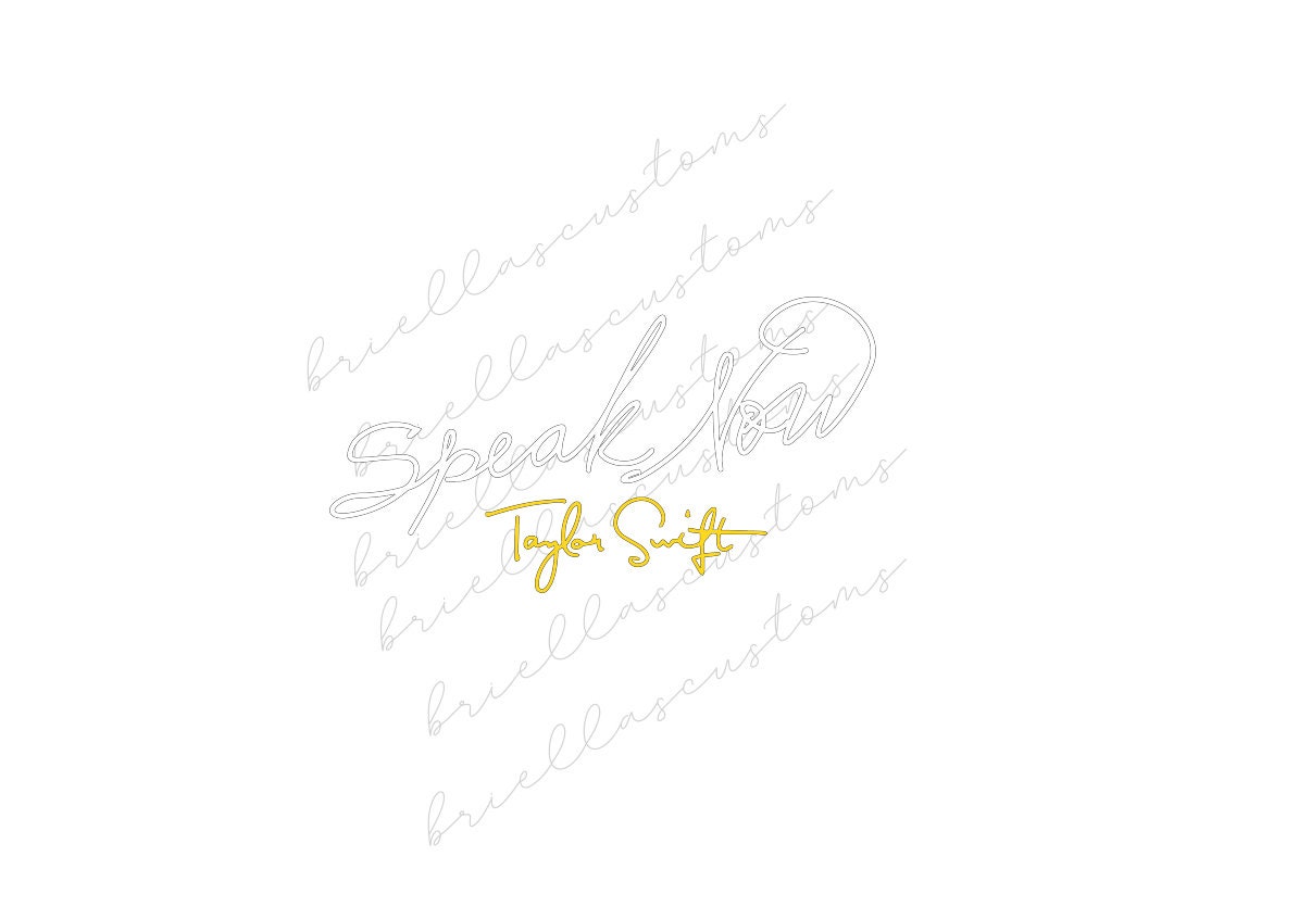Taylor Swift Speak Now Svg File - Etsy UK