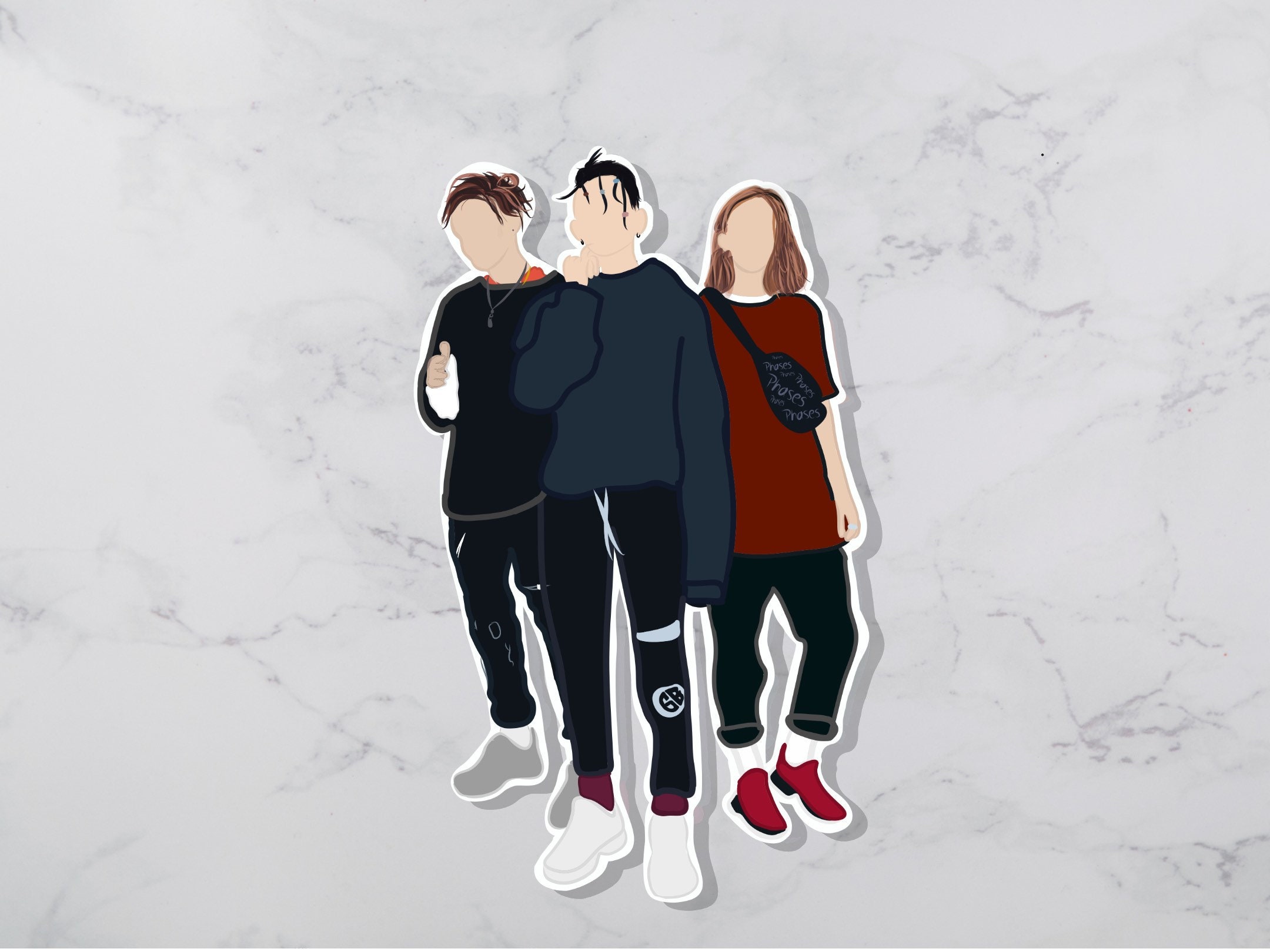 Chase Atlantic / Chase Atlantic Merch / Chase Atlantic Sticker | Etsy