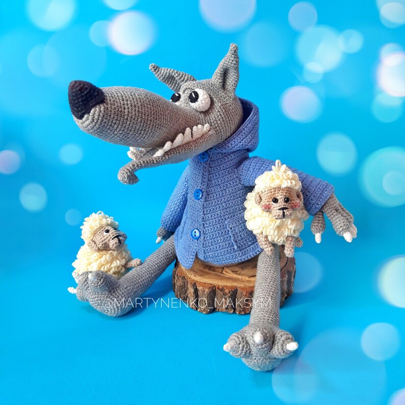 Wolf in Sheep's Clothing / Crochet Pattern Amigurumi - Etsy